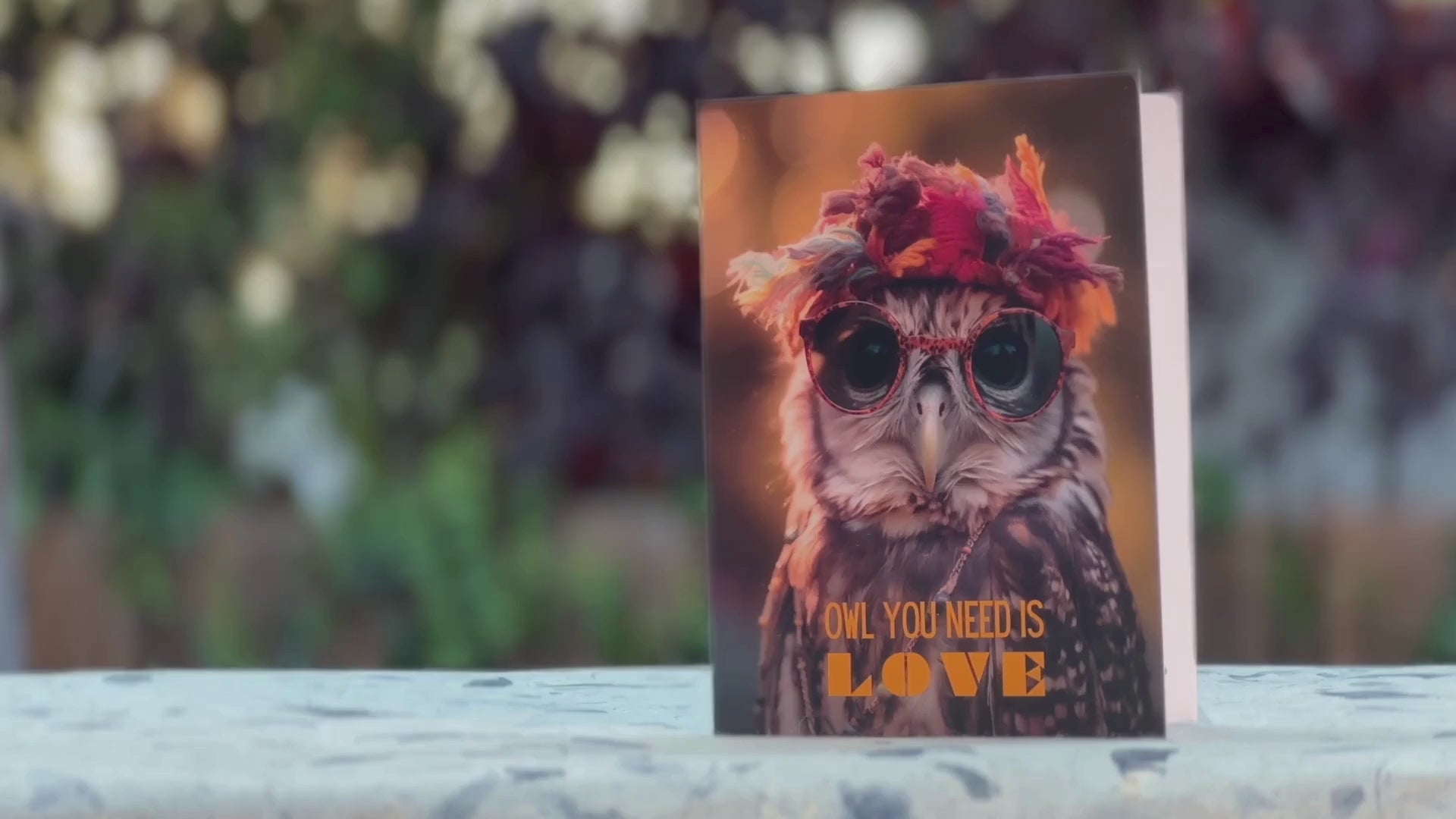 Owl You Need Is Love | Owl Greeting Card | Amazing Owl Just Because Card